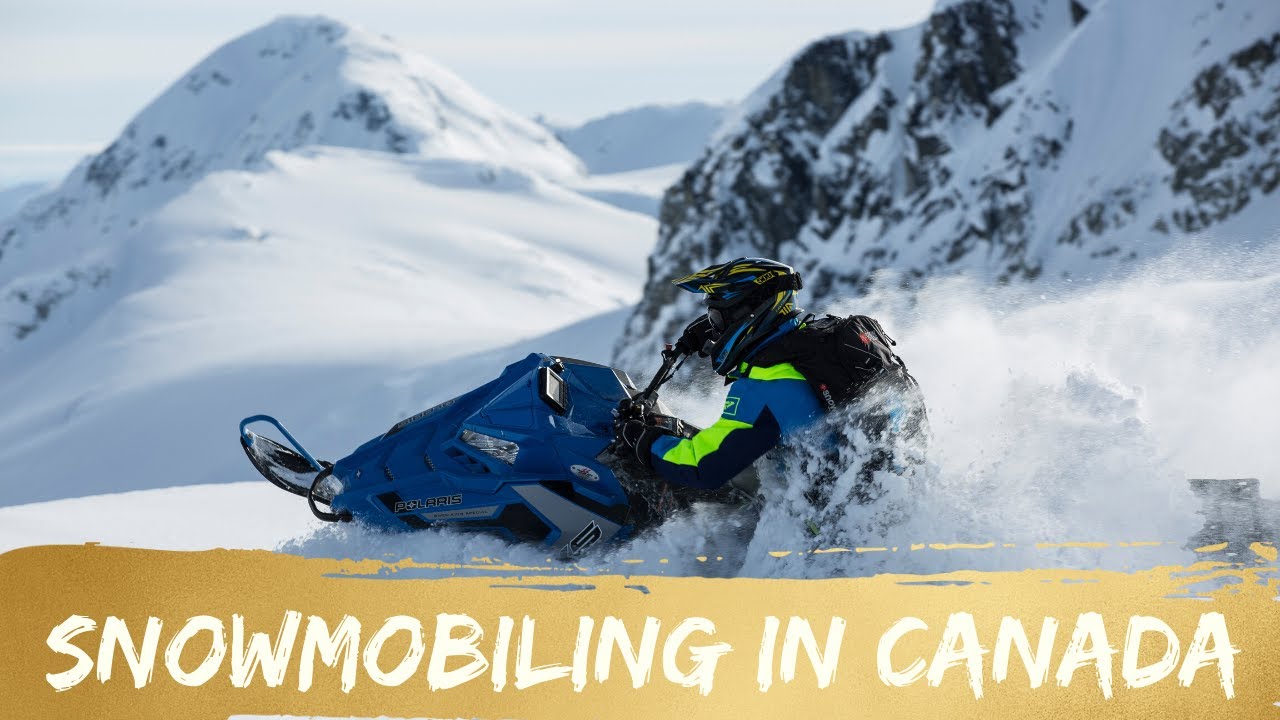 First time snowmobiling - Best snowmobile in deep powder snow - YouTube