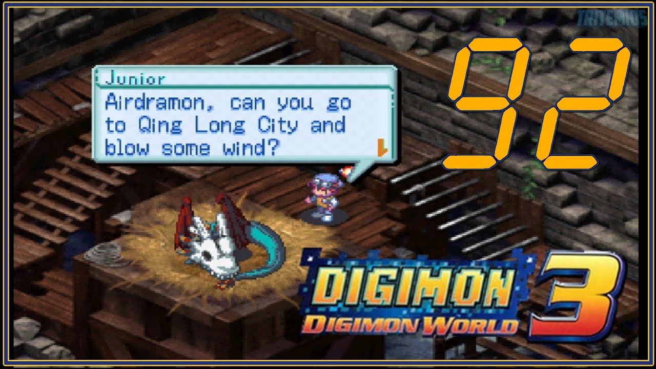 Digimon World 3 #92 - Leveling up in AM Kicking Forest & Airdramon in ...