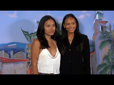 Arawinda Kirana and Kanya Iwana 2024 HollyShorts Filmmakers Primetime Films Red Carpet