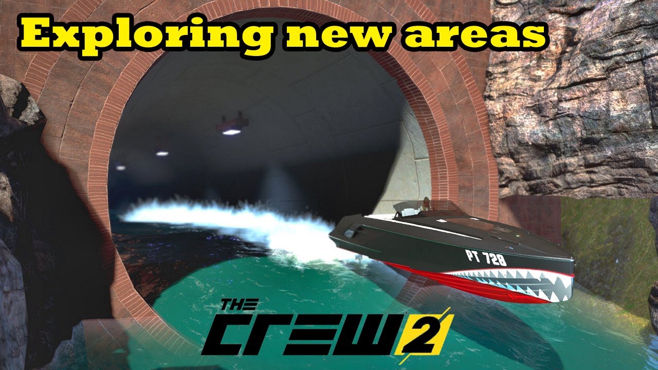 The Crew 2: Exploring new areas - Eagle Falls Waterways (new tunnels ...