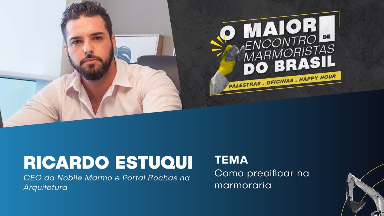 Como precificar na marmoraria - Palestra Ricardo Estuqui - YouTube