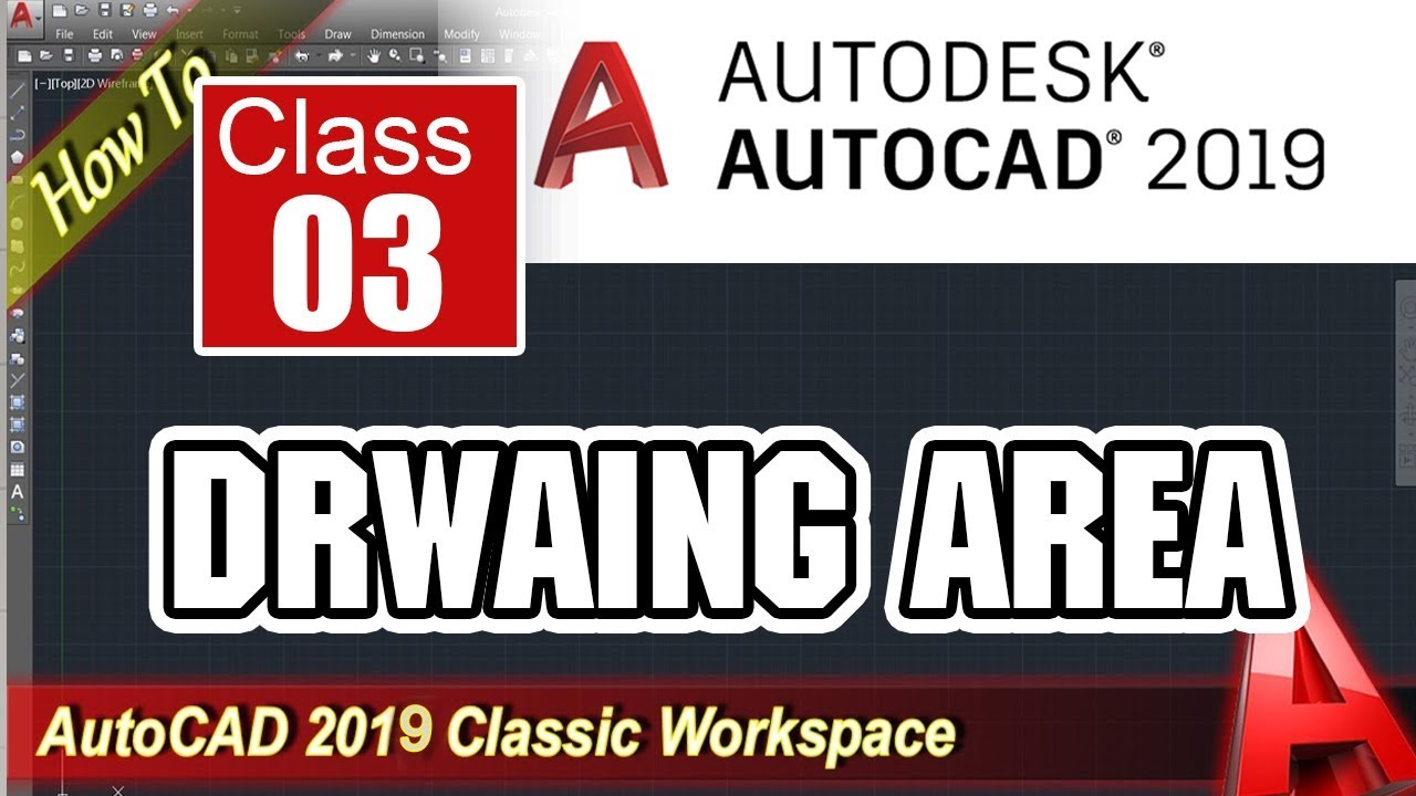 The Drawing Area | AutoCad 2019 Full Course in Urdu Part 03 - YouTube