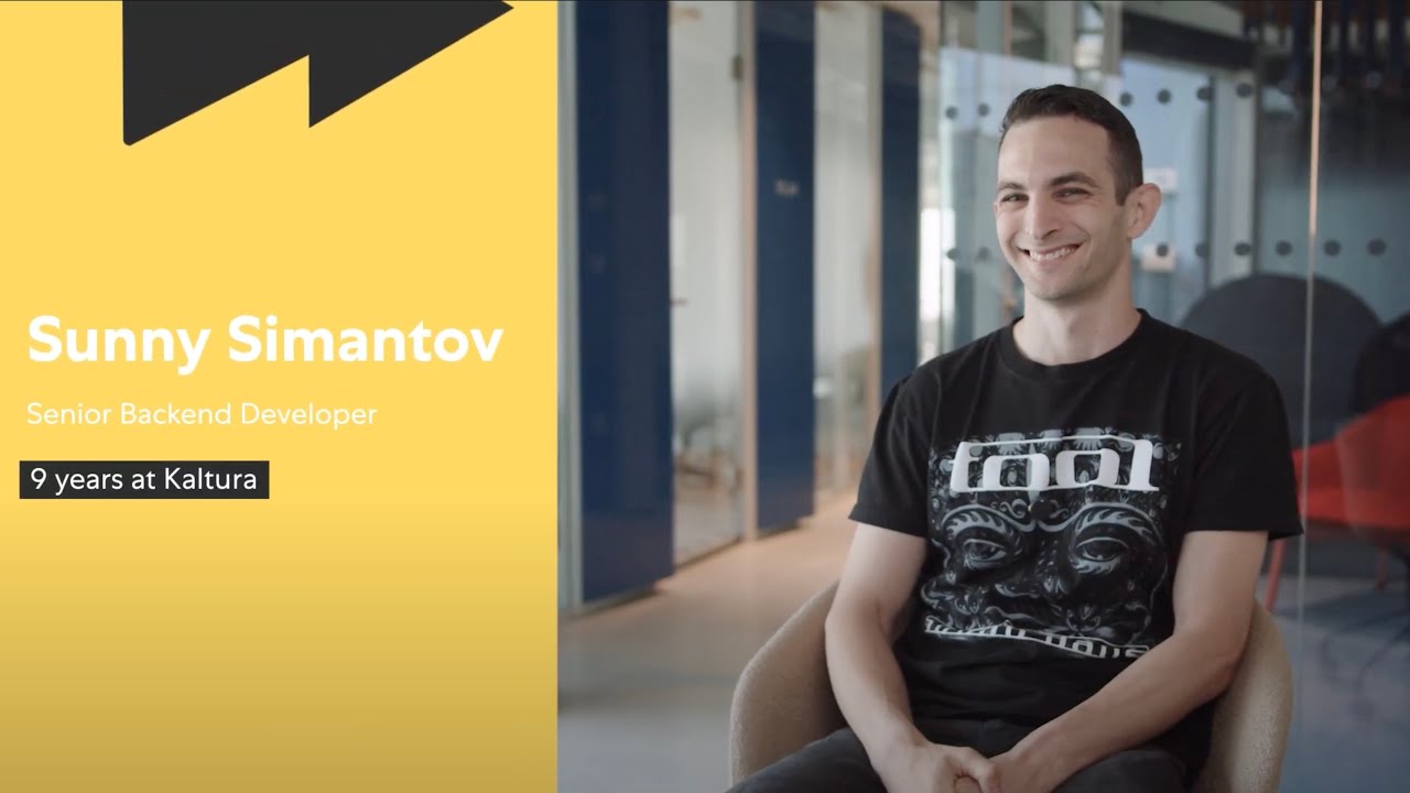 Meet a Kalturian! – Sunny Simantov, Senior Backend Developer - YouTube