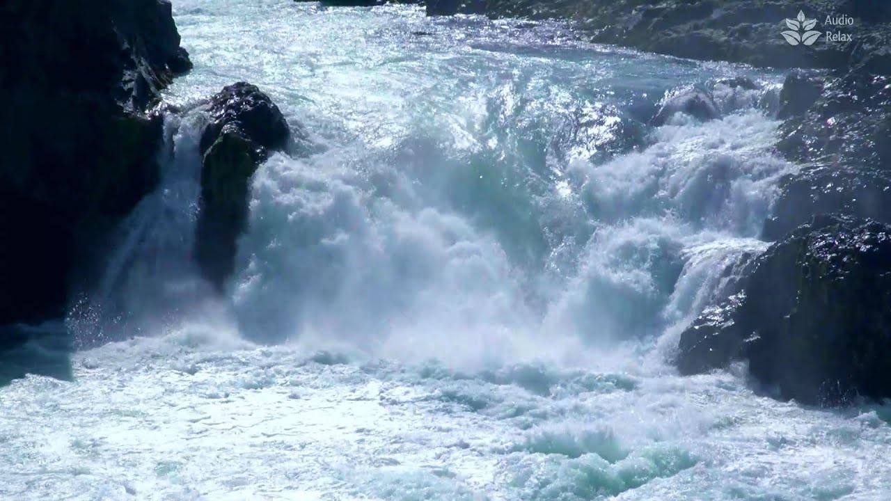 Relaxing Raging River 10 hours (Sound of Rapids for Sleeping) - YouTube