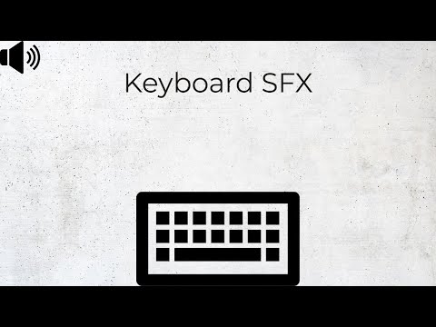 Keyboard Typing SFX || ROYALTY FREE SOUND EFFECT.