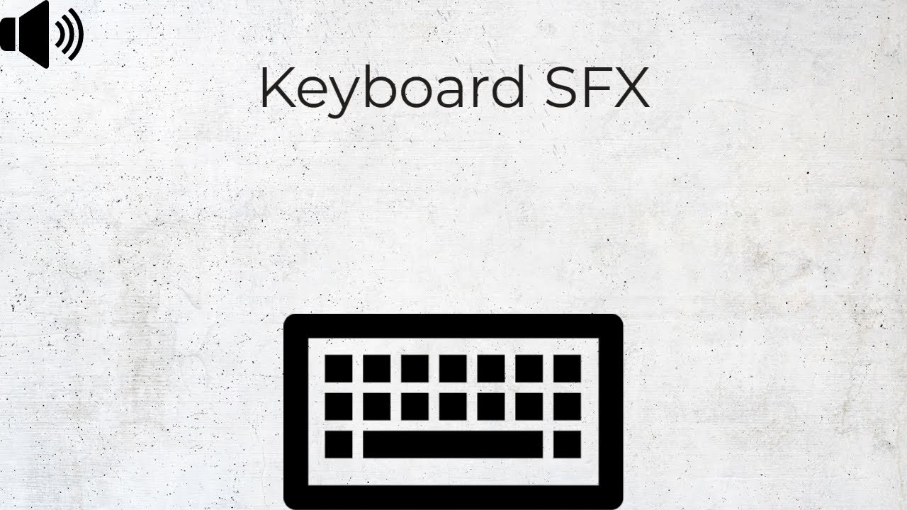 Keyboard Typing SFX || ROYALTY FREE SOUND EFFECT. - YouTube