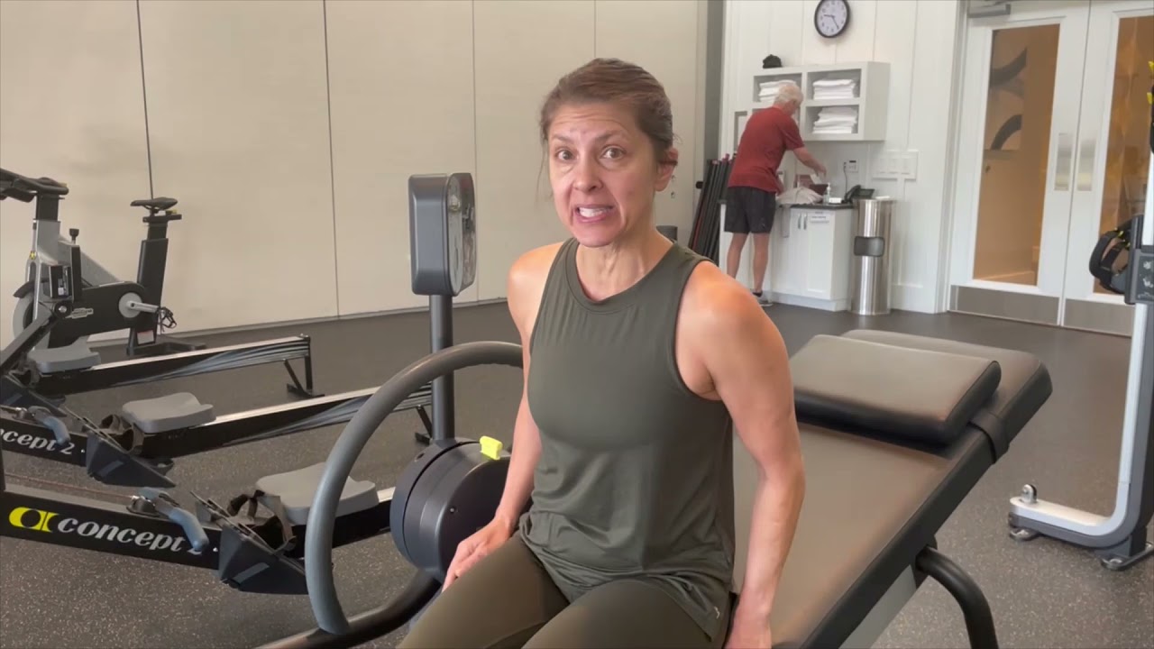 Hamstring Stretch Machine - YouTube