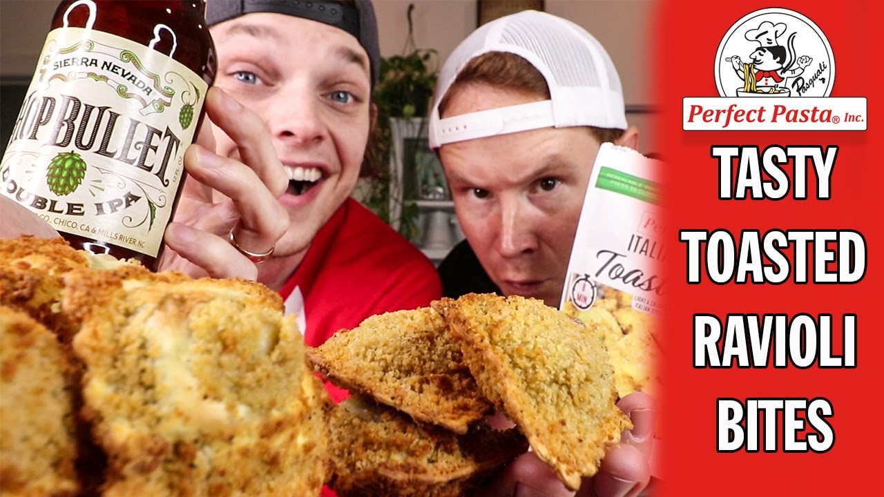 Reviewing Frozen Aisle Toasted Ravioli Bites! - YouTube