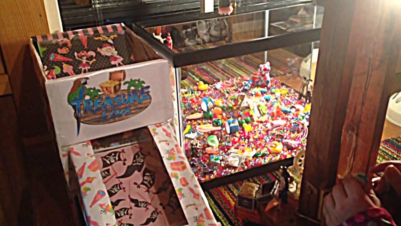 Homemade DIY Crane Claw Game - First time getting played! Functional ...