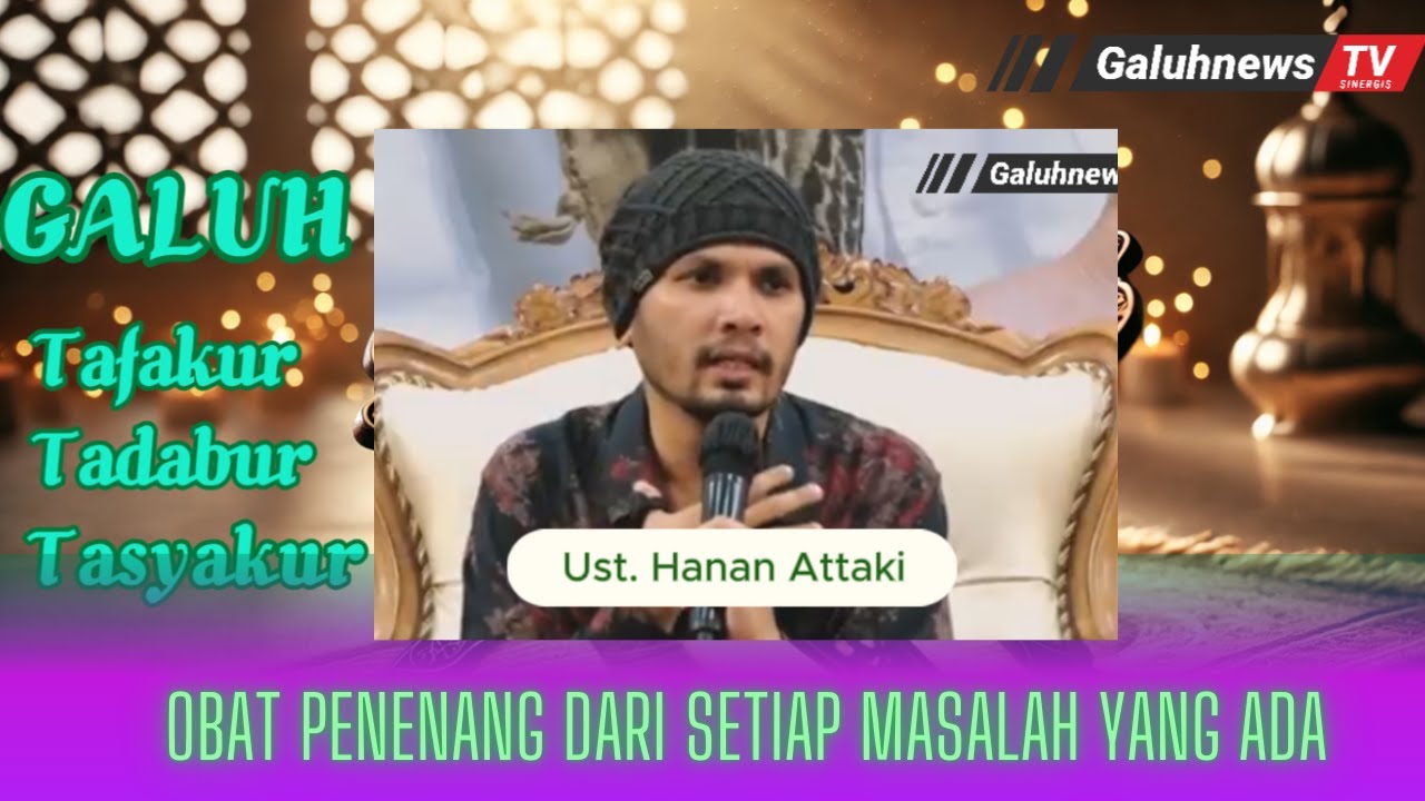 Obat Penenang Dari Segala Permasalahan [Ust. Hanan Attaki] - YouTube
