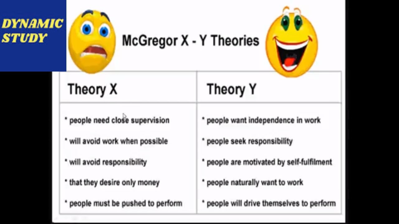 Theory X And Theory Y Theory Of Douglas McGregor YouTube