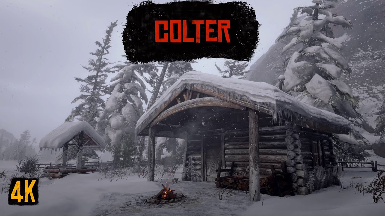 Relaxing Winter Ambience of Colter - Red Dead Redemption 2 🤠 | 8+ Hours ...
