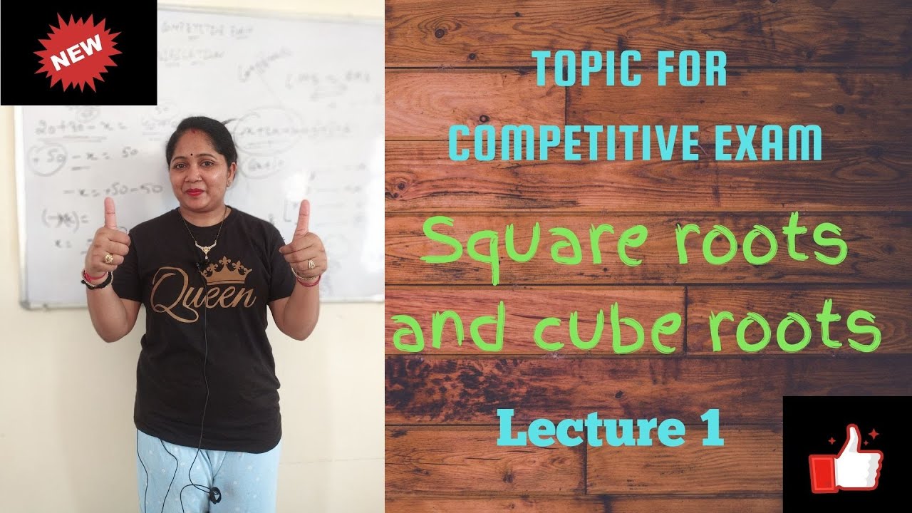 (48): Square roots and cube roots | Topic for Competitive exams #Square ...