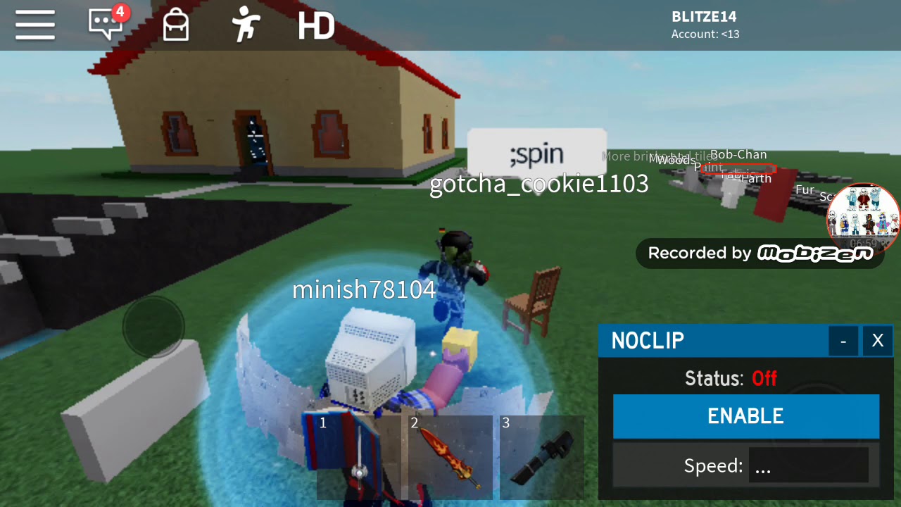 Main admin di roblox server HD admin house - YouTube