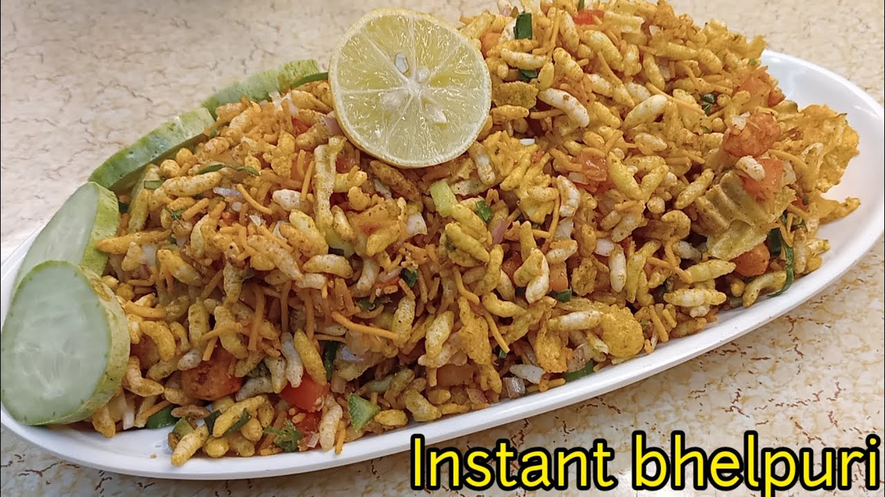 Bhel puri recipe| 5 मिनट में बनाए चटपटी भेल पूरी| How to make bhelpuri ...