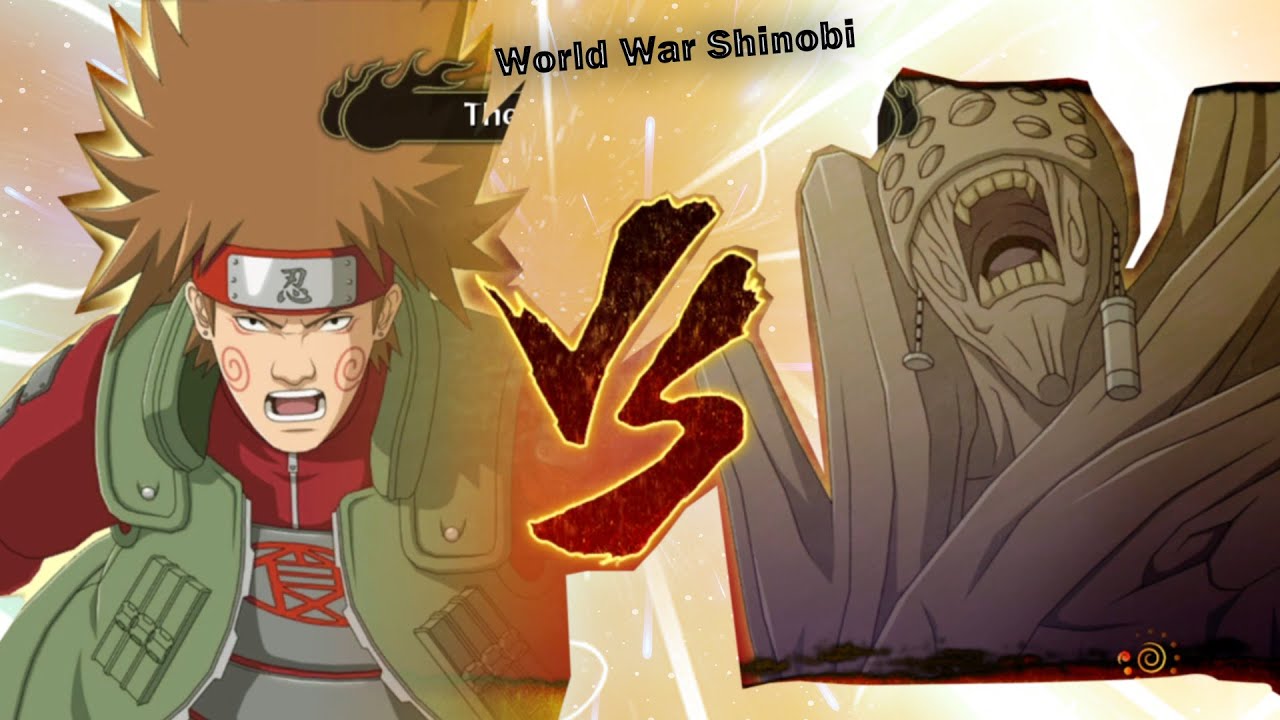 World War Shinobi 9th Fight | Choji vs Gedo Statue - YouTube