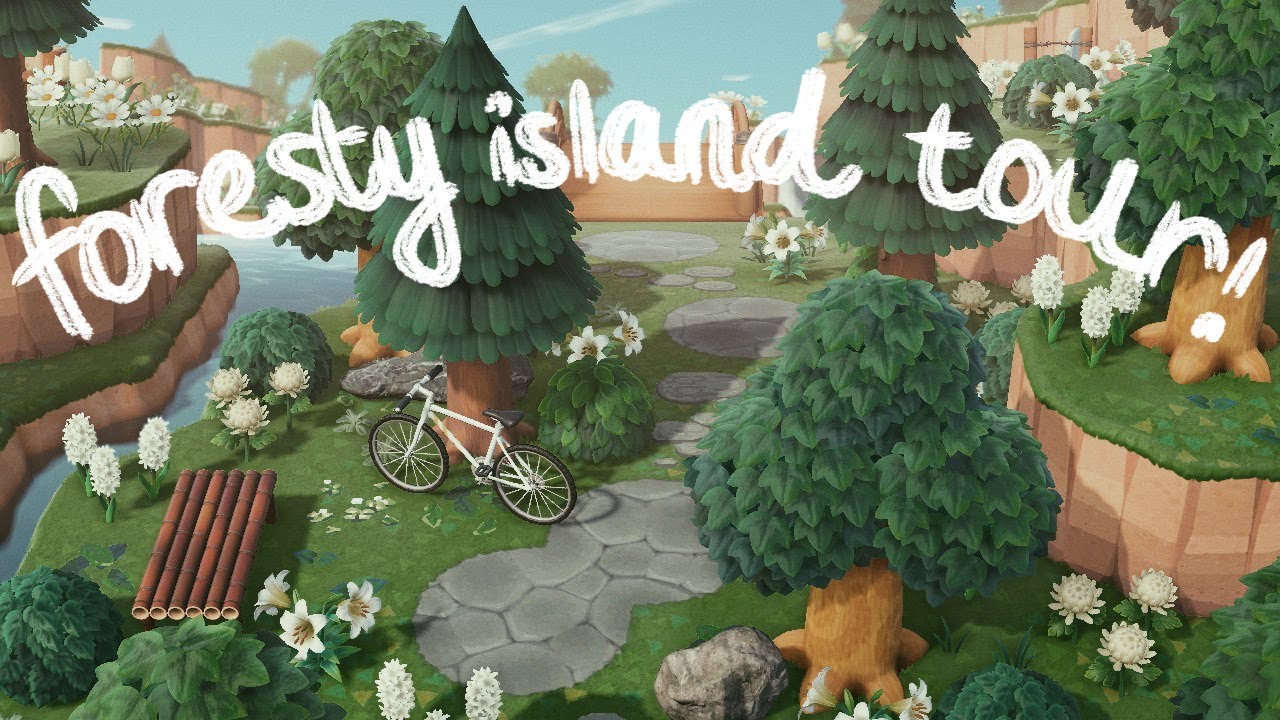 my foresty island tour | animal crossing: new horizons - YouTube