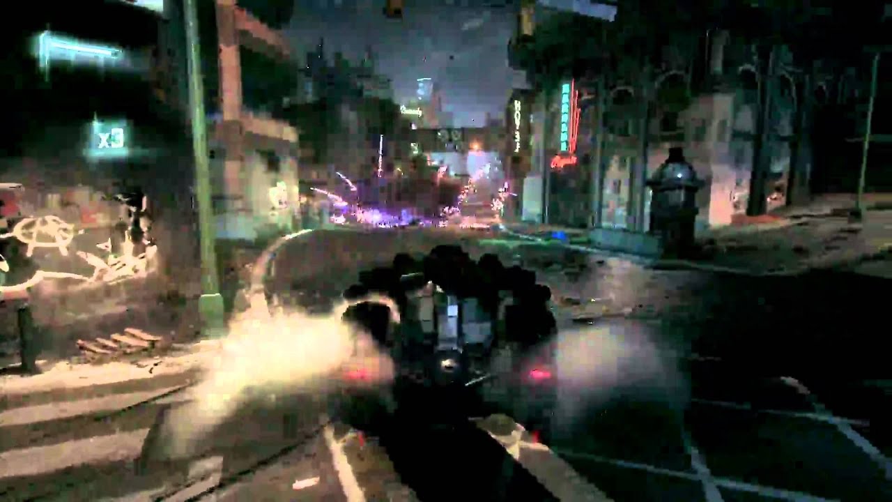 Batman Arkham Knight - Batmobile Battle Mode Gameplay - YouTube