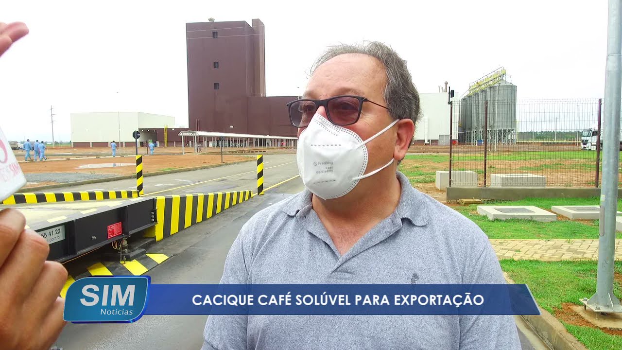 Cacique café solúvel para exportação - YouTube