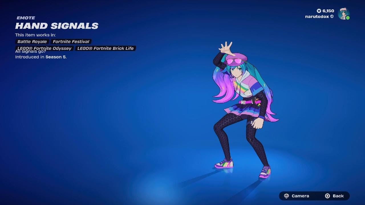 Hand Signals Emote Fortnite - YouTube