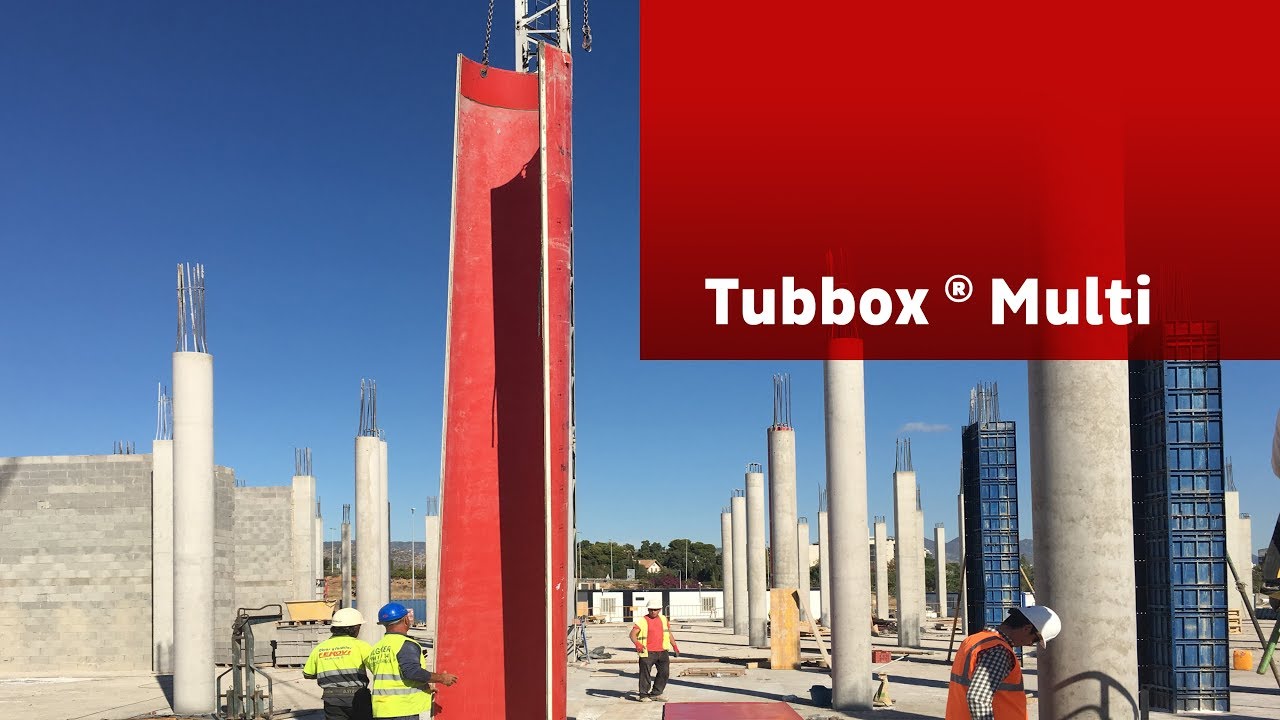 Tubbox® Multi circular column formers for multiple use. - YouTube