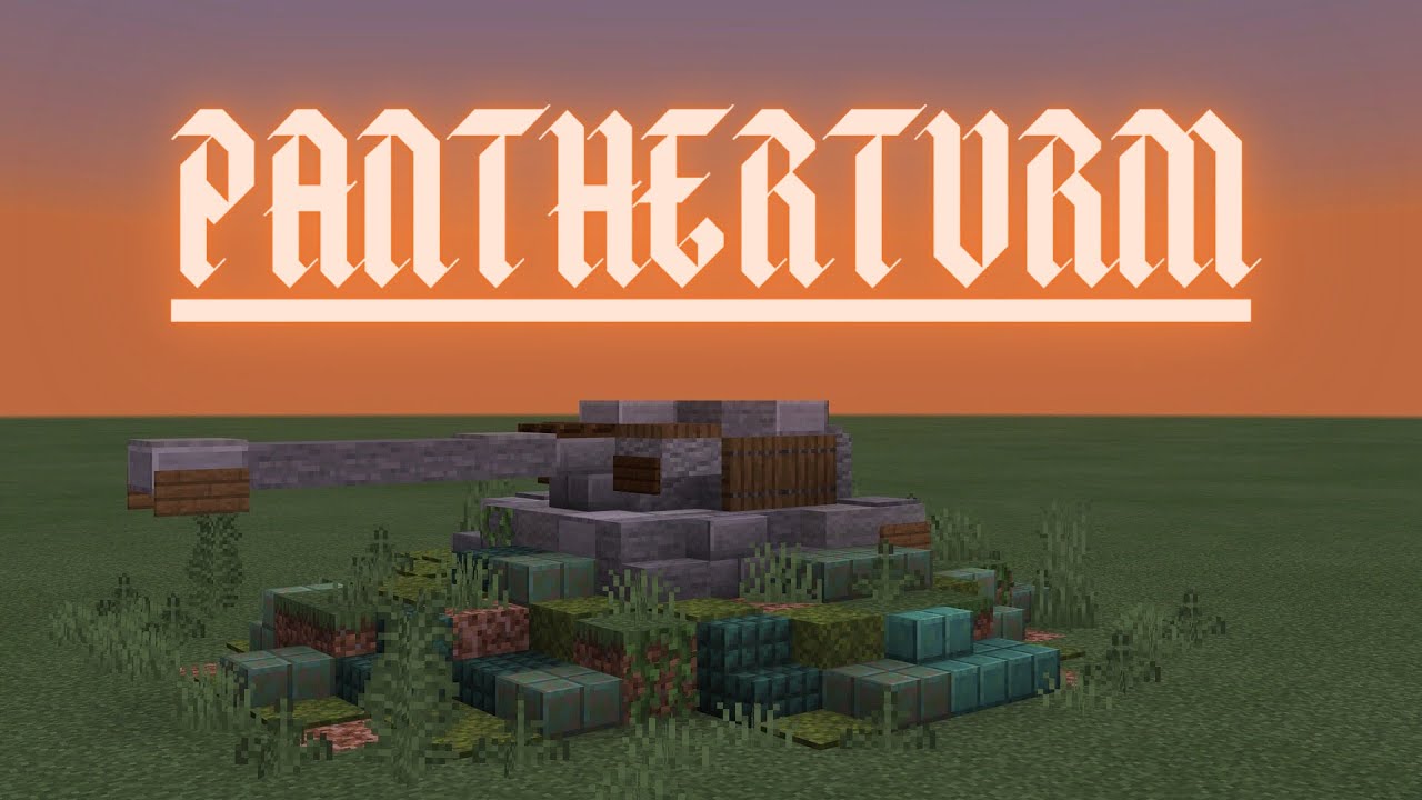 Minecraft: How to build a Bunker in Minecraft (Pantherturm) Minecraft ...