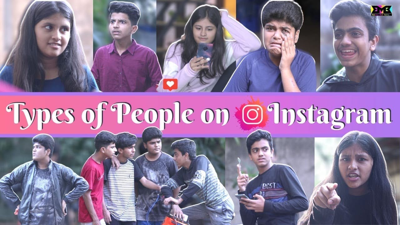 Types of People on Instagram | Baccha Mat Bolna | BMB - YouTube