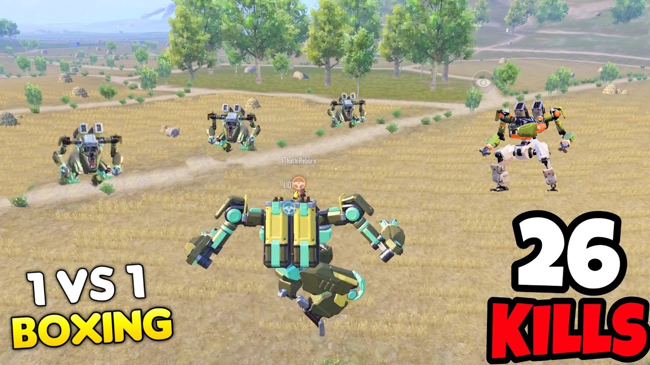 1 Vs 1 Boxing Match With Mecha Robots in BGMI • (26 KILLS) • BGMI ...