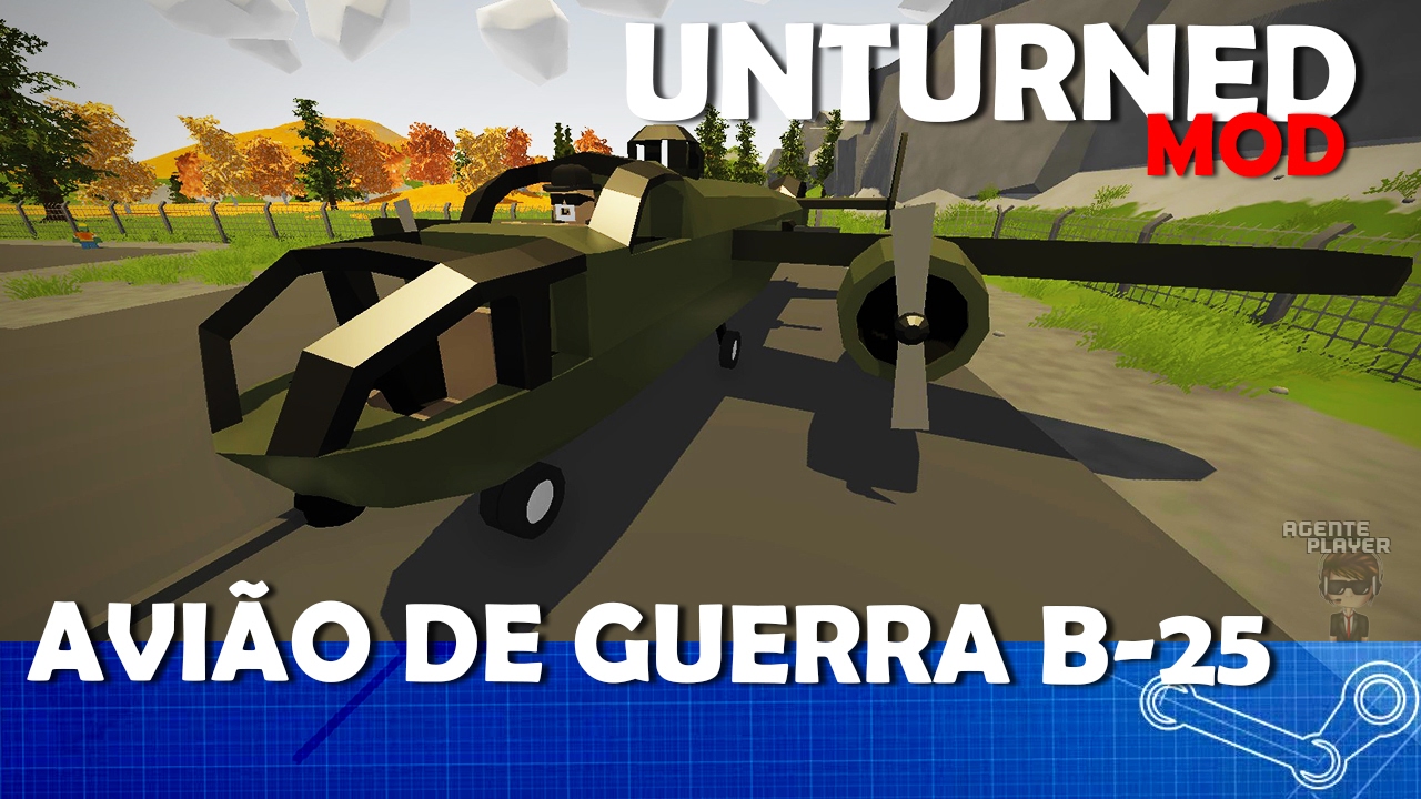 Avião de Guerra B-25 | Unturned MOD - YouTube