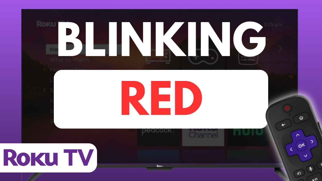 How to Fix Blinking Red Light on Roku TV - YouTube