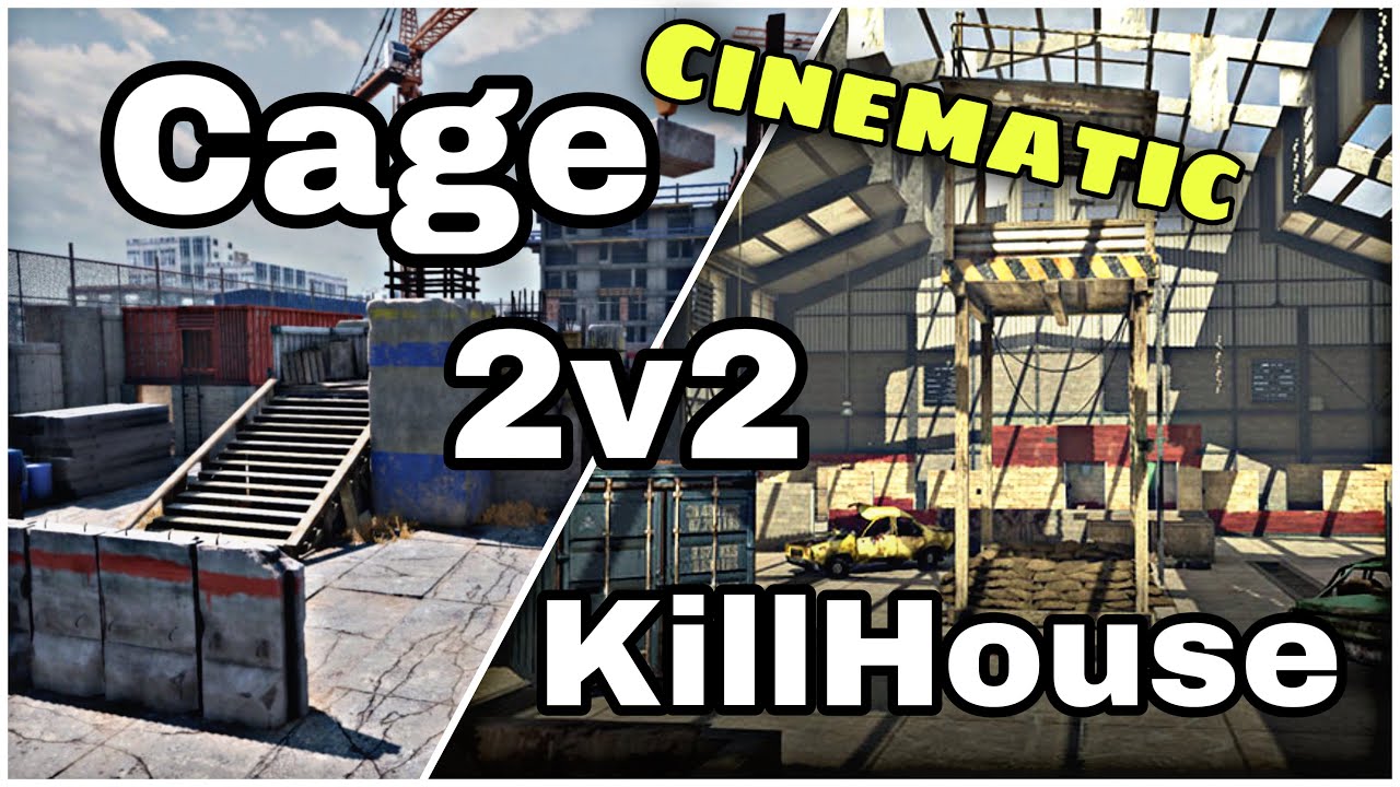 Cod Mobile 2v2 maps in detail cinematic (Killhouse and Cage) - YouTube