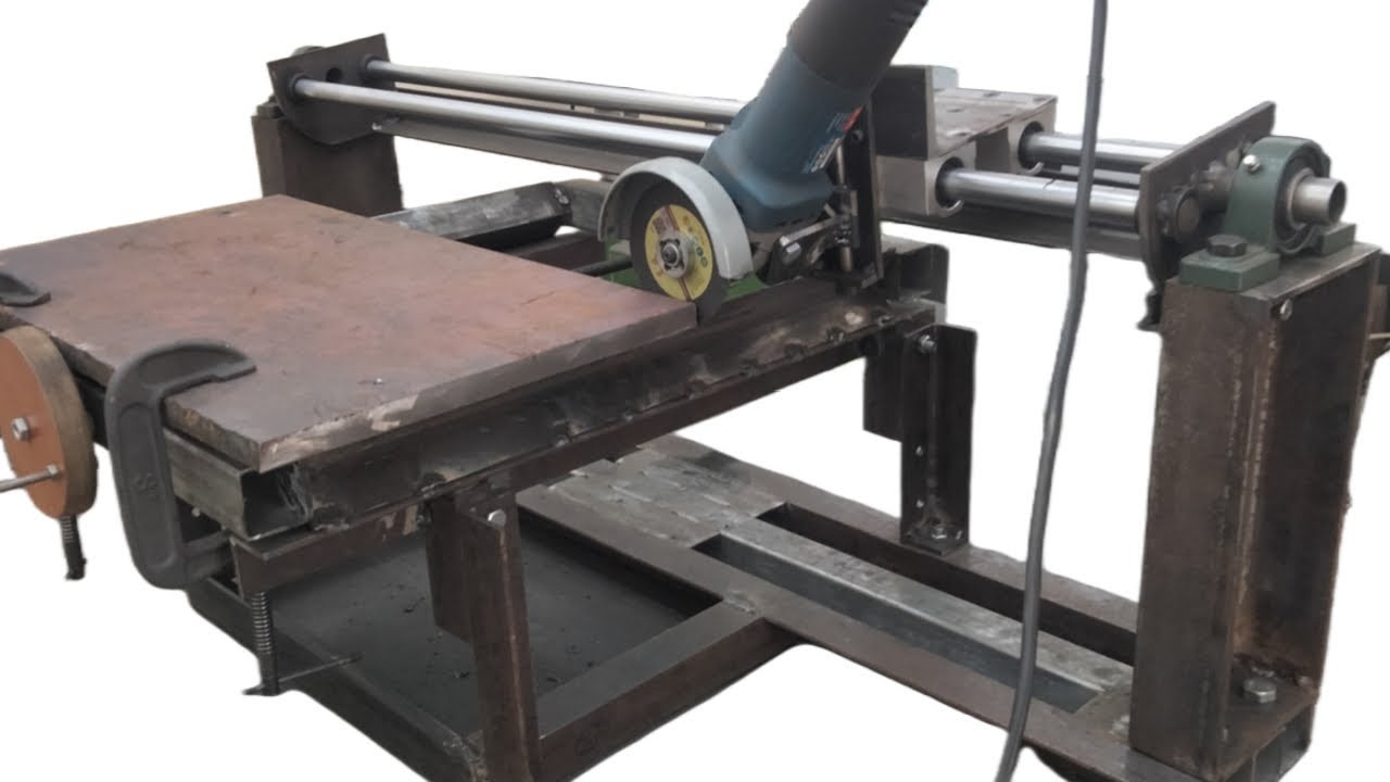 DIY#Homemade surface grinders and cutting machines Part 2#平面磨床 - YouTube