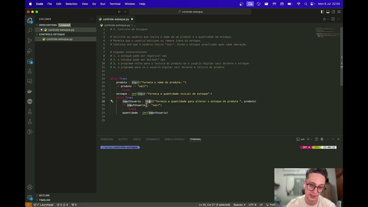 Como Criar um Controle de Estoque em Python: Adicione e Remova Itens ...