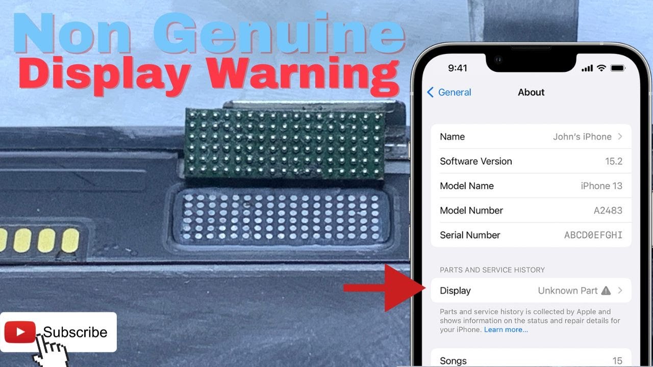 How to Remove iPhone 11 Series & 12 Series & 13 Series Non-Genuine ...