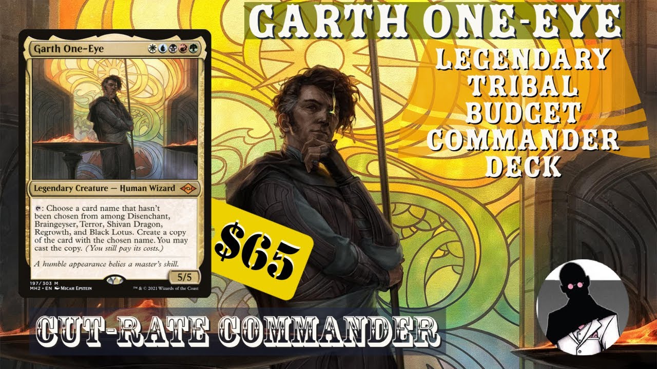 Garth One-Eye | Legendary Tribal | Commander | EDH | Budget | Cut-Rate ...