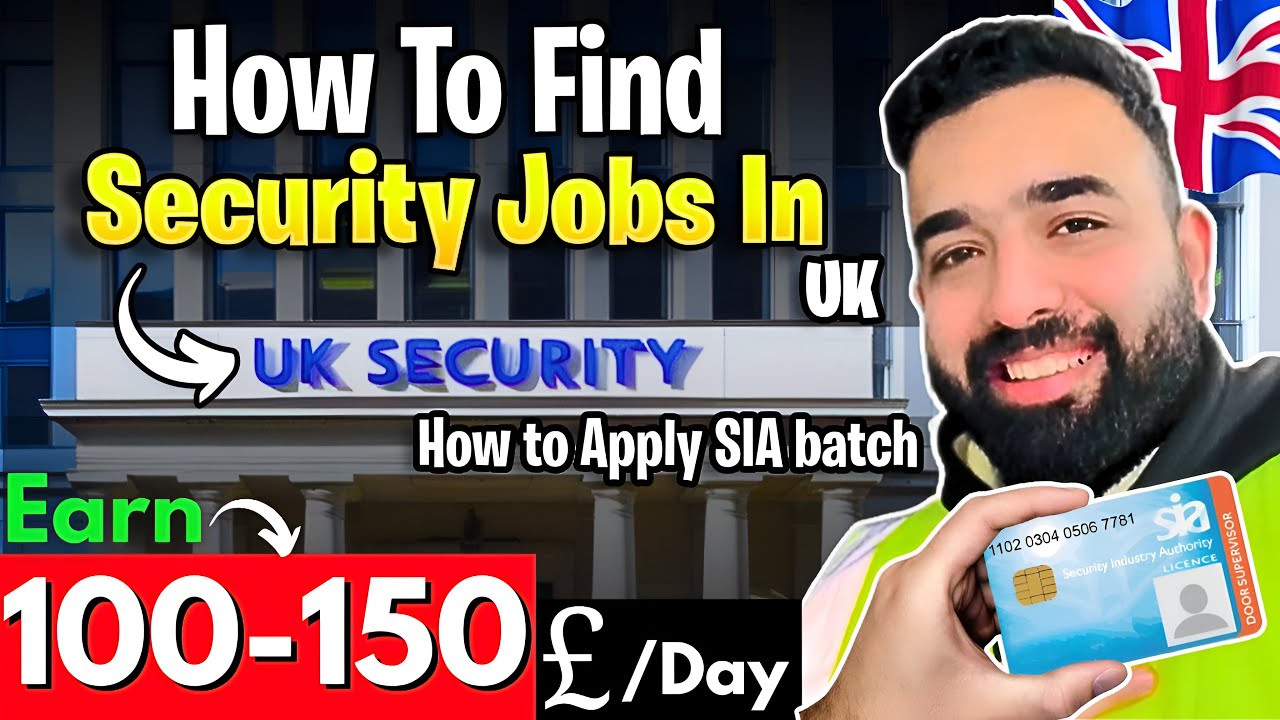 How to find security shits in uk| How to apply for SIA batch| Step by ...