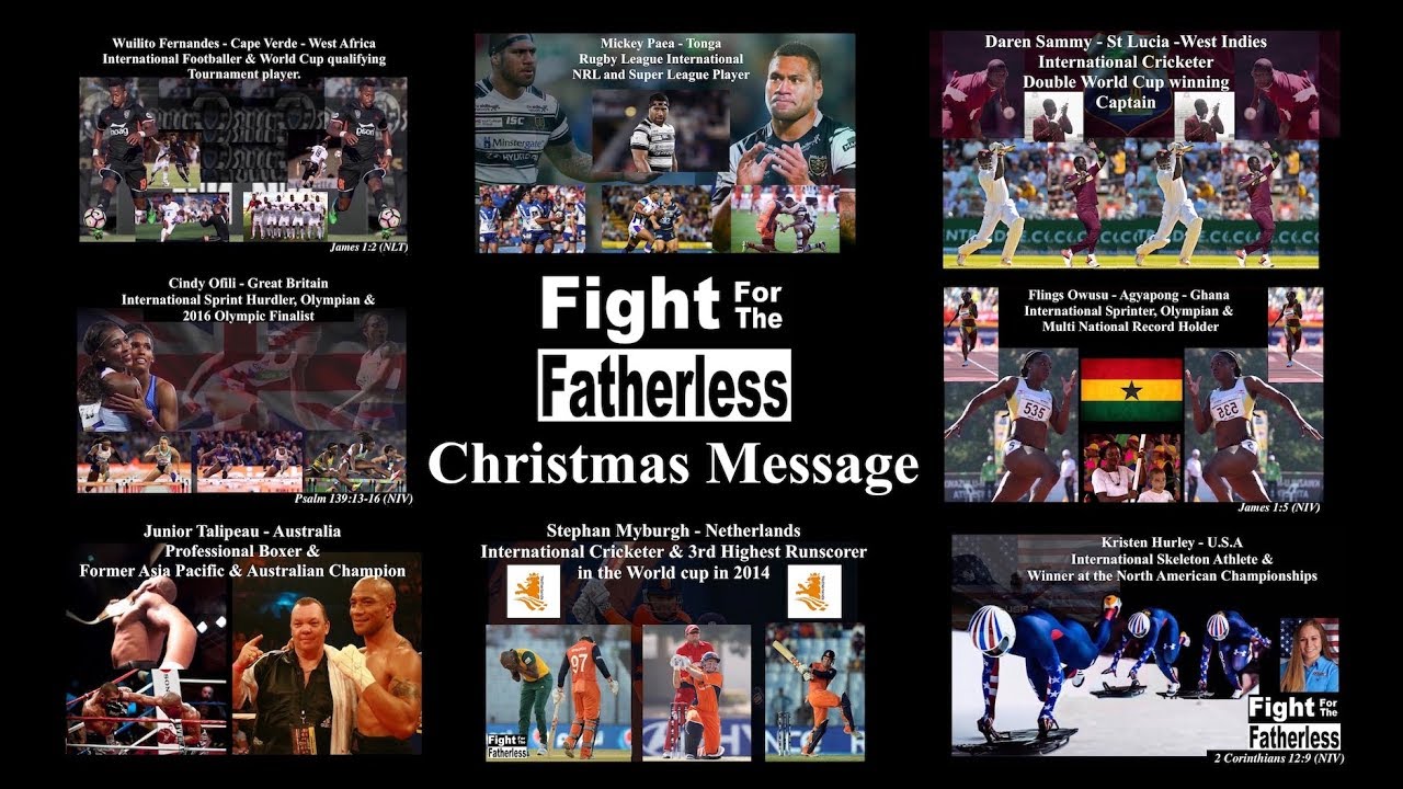 A Special Christmas Message from the athletes of the Fight for the ...