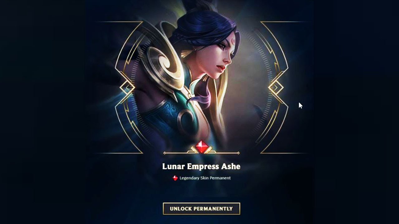 new legendary ashe skin? (bug) - YouTube