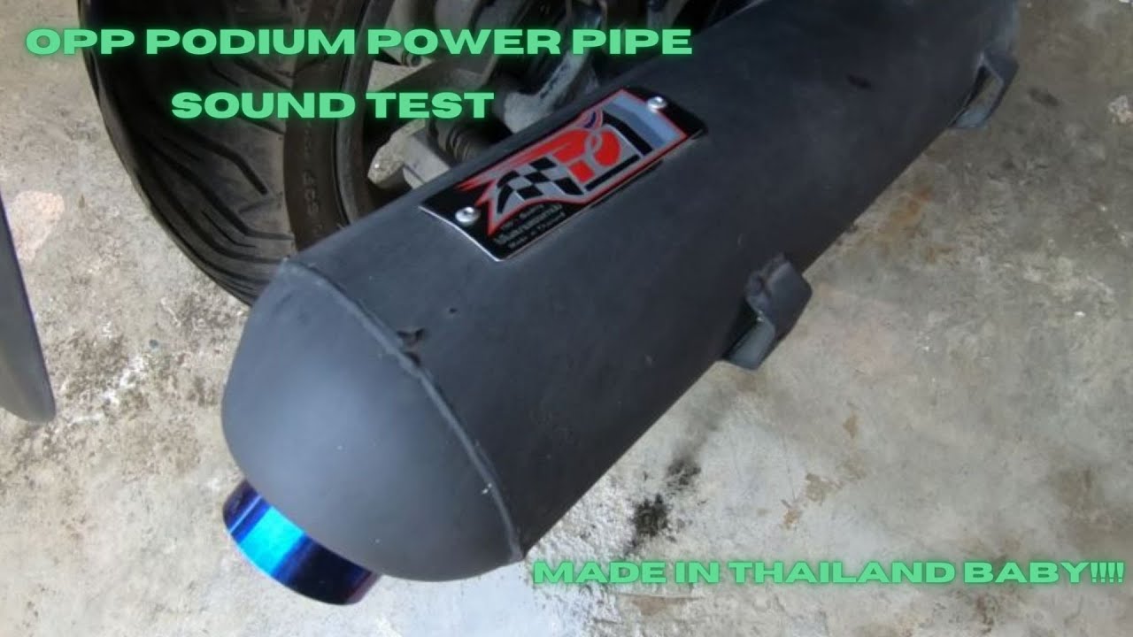 OPP Podium power pipe | Sound test | Made in Thailand - YouTube