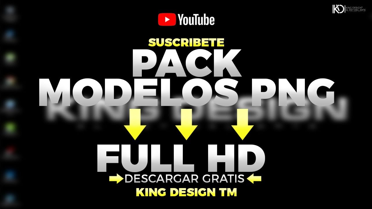 PACK DE MODELOS PNG FULL HD | KING DESIGN TM - YouTube