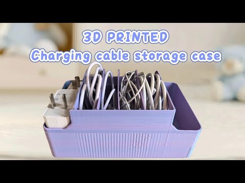 3D printed charging cable storage box#3dprinterworldwide #3dprinter ...