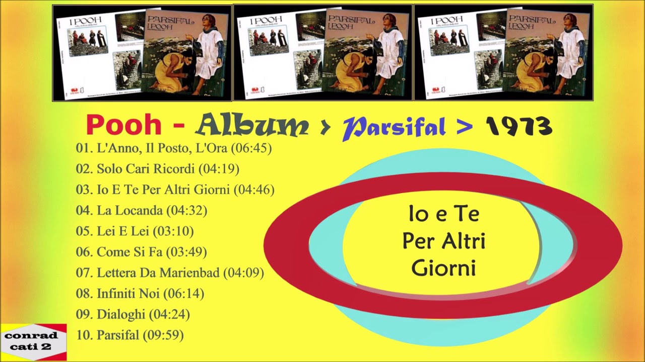 Pooh - Io E Te Per Altri Giorni - YouTube Music
