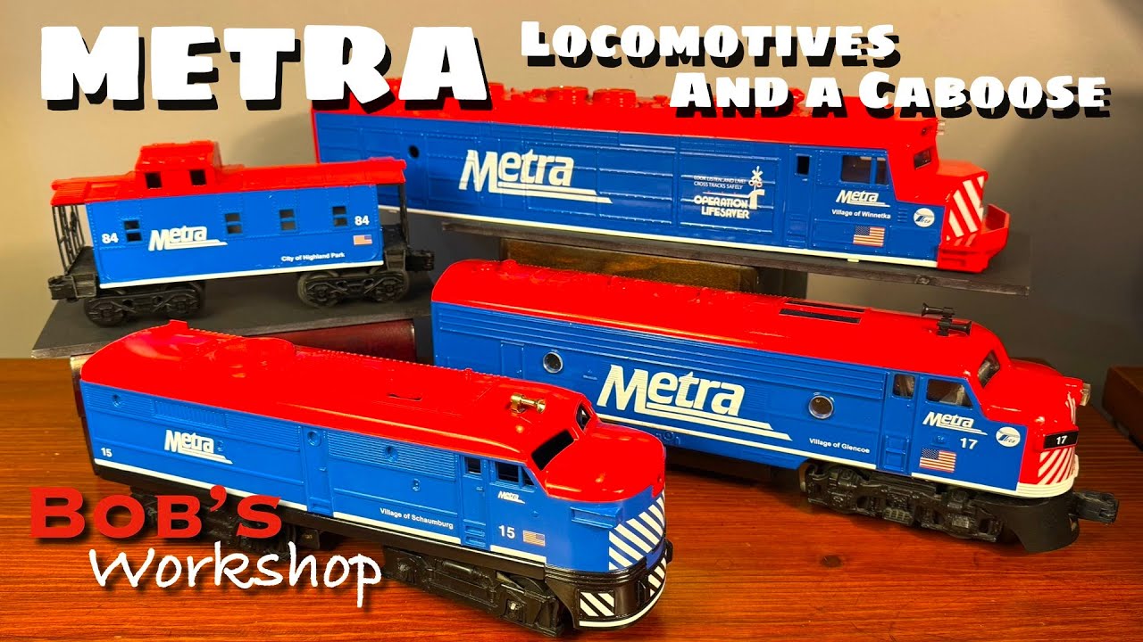 Lionel & Williams METRA Commuter Rail Chicago O Gauge Scale MTH custom ...