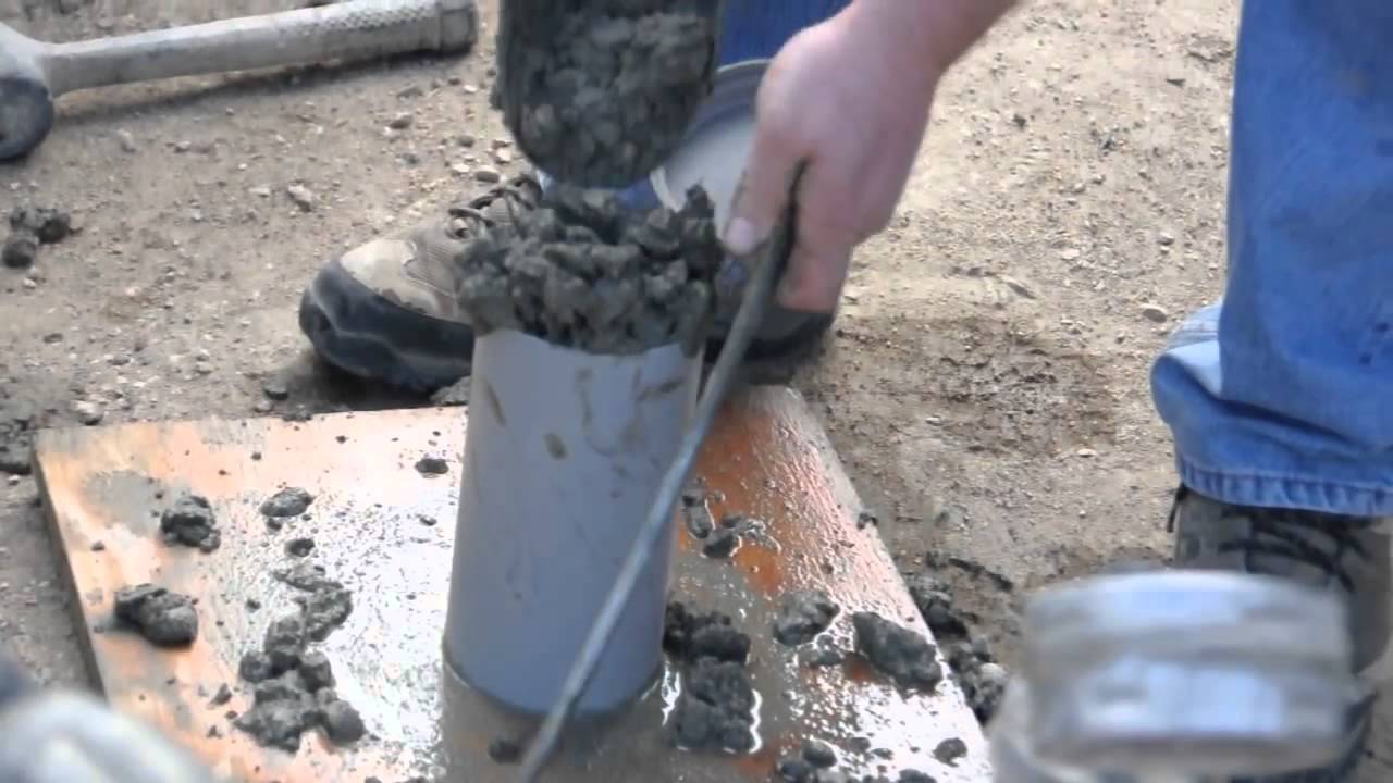 Casting Concrete Cylinders