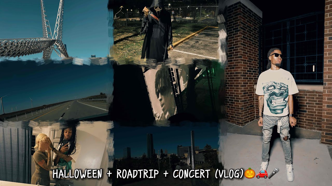 HALLOWEEN + ROADTRIP + CONCERT (VLOG)🎃🚗🎤 #vlog #youtube #explore #nbayoungboy #yb #oklahoma ...
