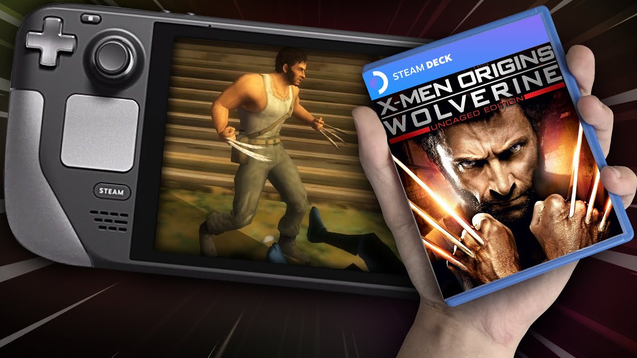 STEAM DECK ft. X-Men Origins Wolverine (psp) - YouTube