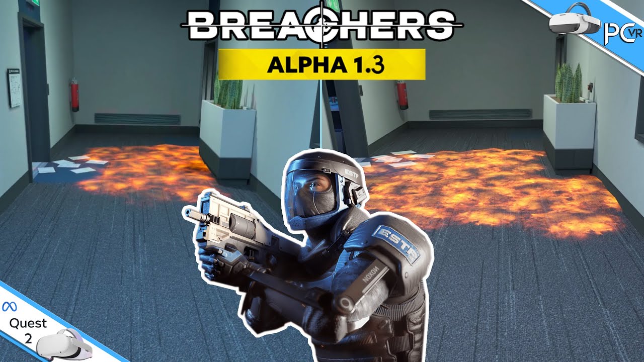 Breachers Alpha Quest 2 VS Pc - YouTube