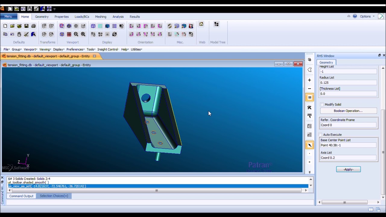 Workshop 7 Parasolid Solid Example - Equipo 3 - YouTube