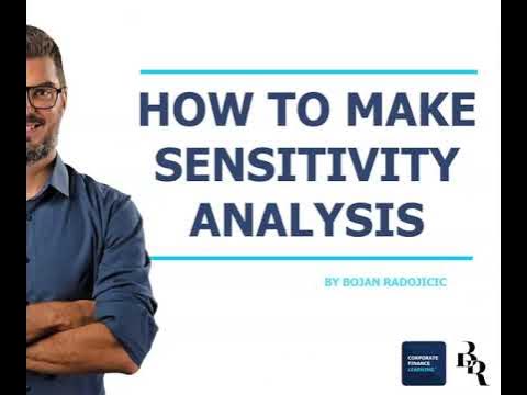 How to Make Sensitivity Analysis - YouTube