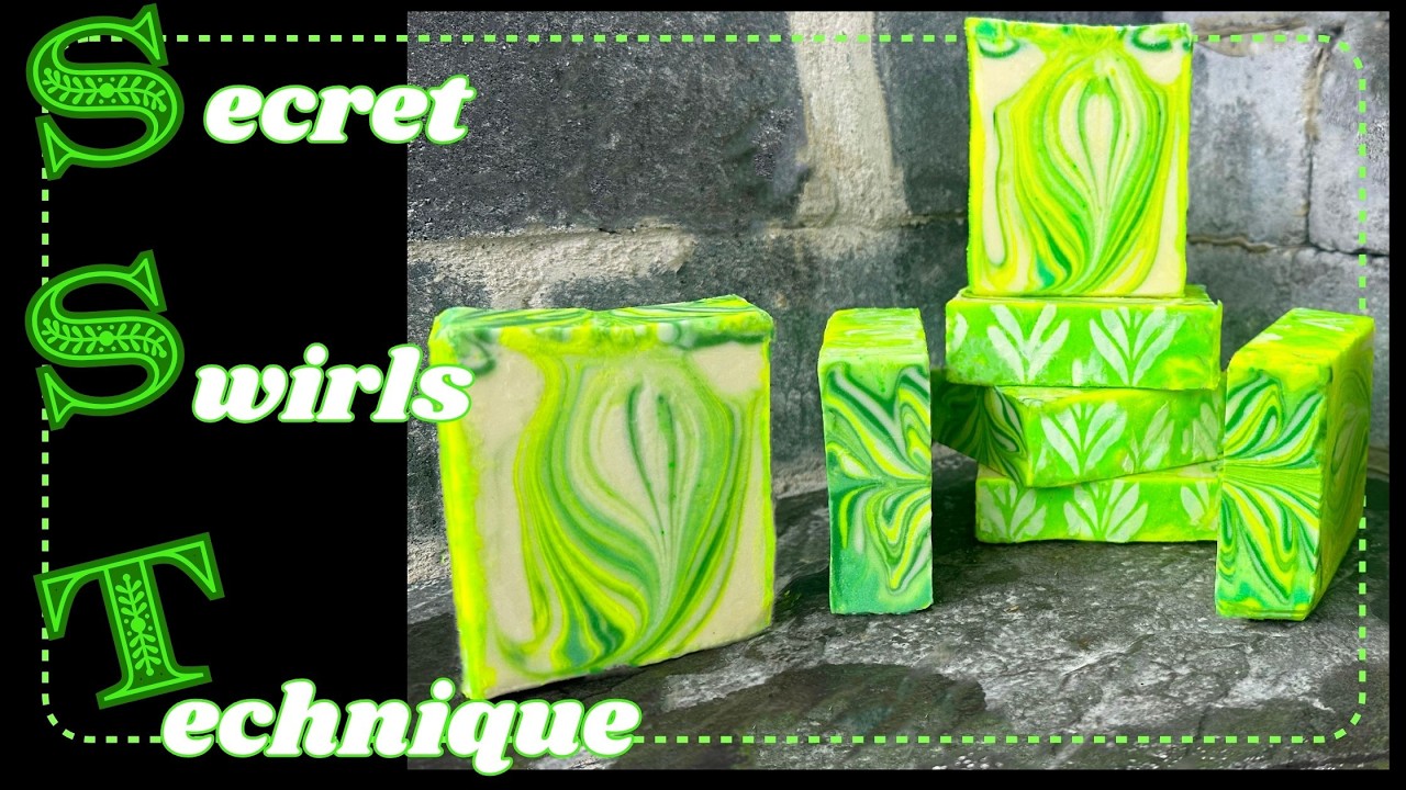Secret Swirls Technique ~ Cold Process Soap ~ Soap Challenge Club ...